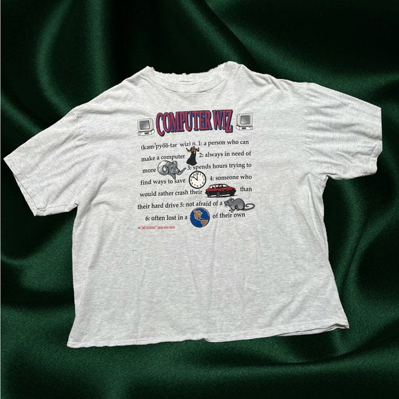Soffe | Shirts | Vintage Computer Wiz Shirt Soffe Shirts Size Xxl 99s ...